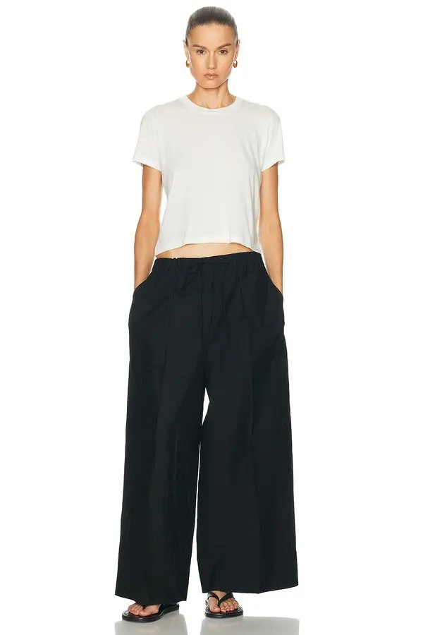 Eterne Short Sleeve Boxy Tee - Ivory