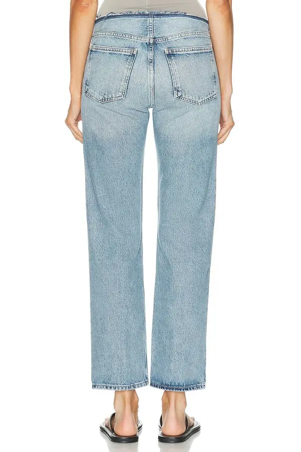 AGOLDE Fray Slim Crop Jeans