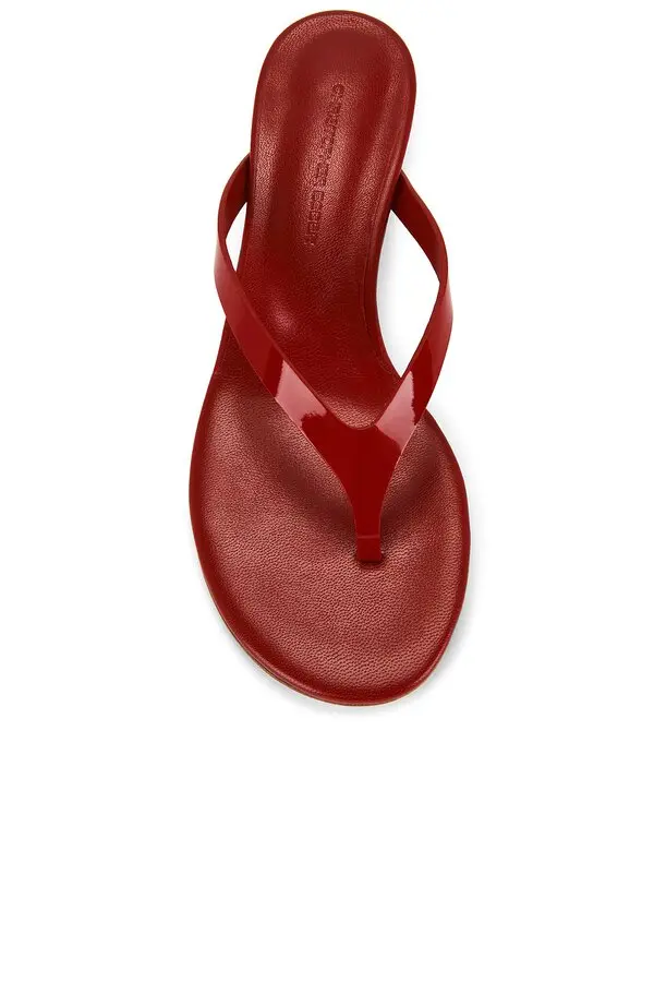 Christopher Esber Scala Wedge Sandal - Cherry
