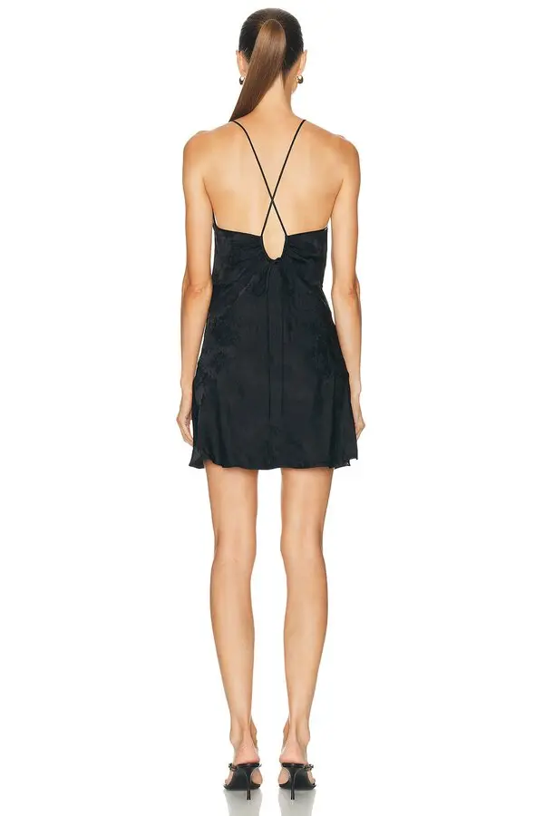 Saint Laurent Deep V Slip Dress