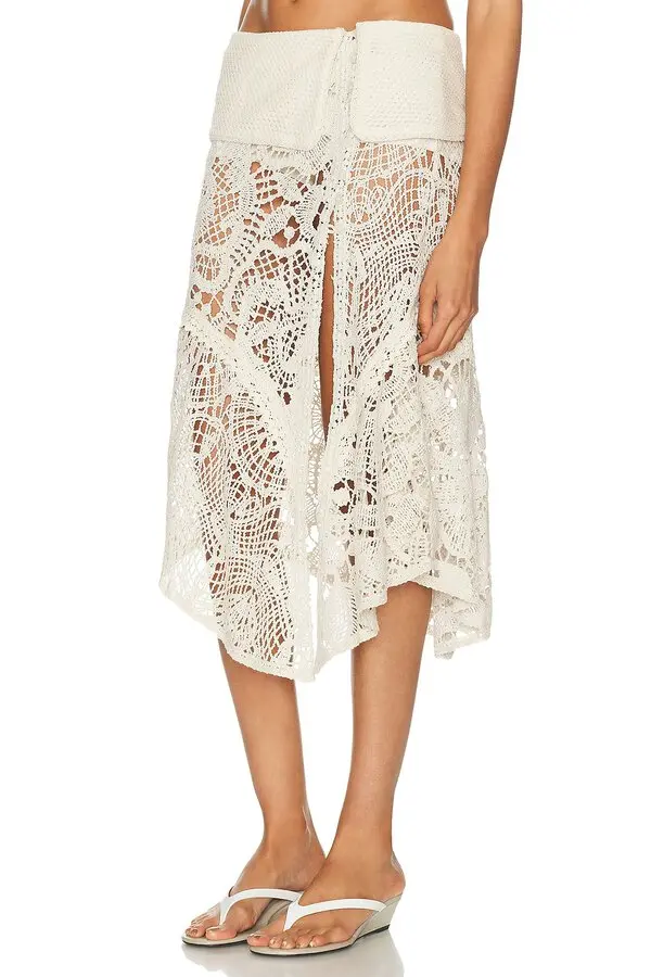 SIEDRES Rita Crochet Knit Skirt