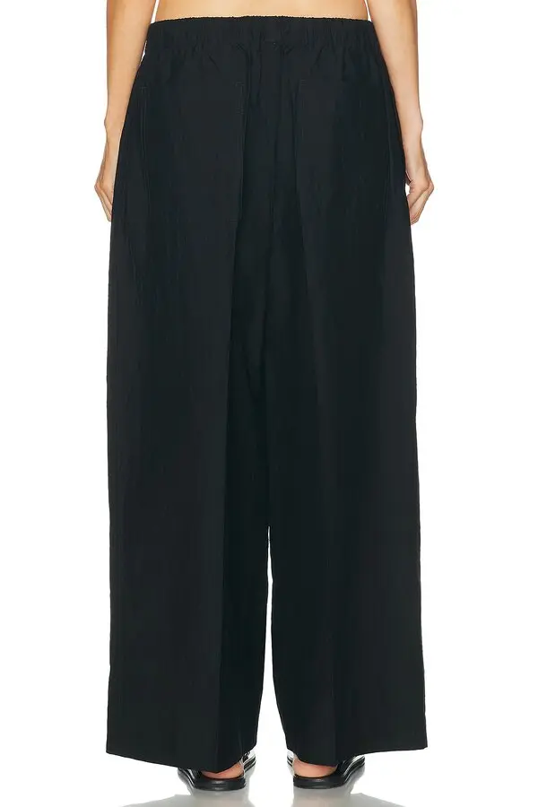 TOTEME Wide Leg Pants - Black
