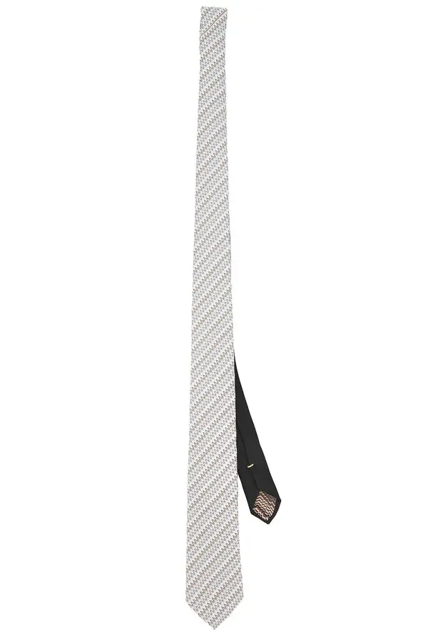 Missoni Sateen Metallic Thread Neck Tie - Multi