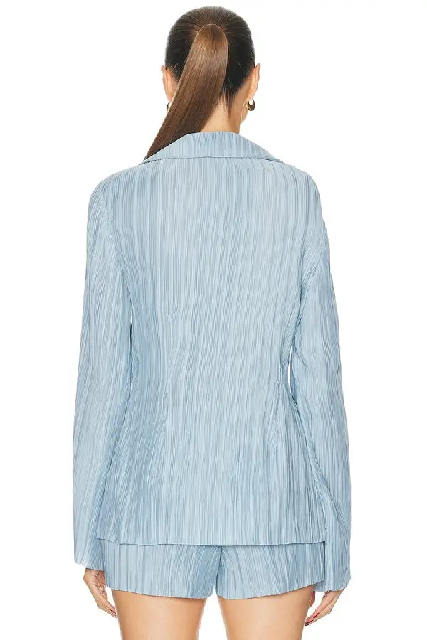 Cult Gaia Clarabelle Pleated Blouse