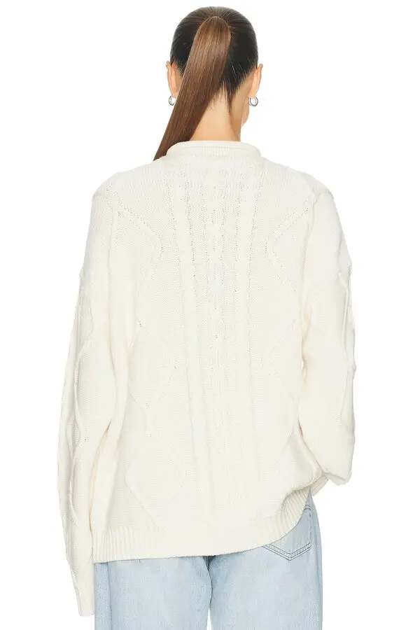 SRG Amberlyn Roll Neck Cable Sweater