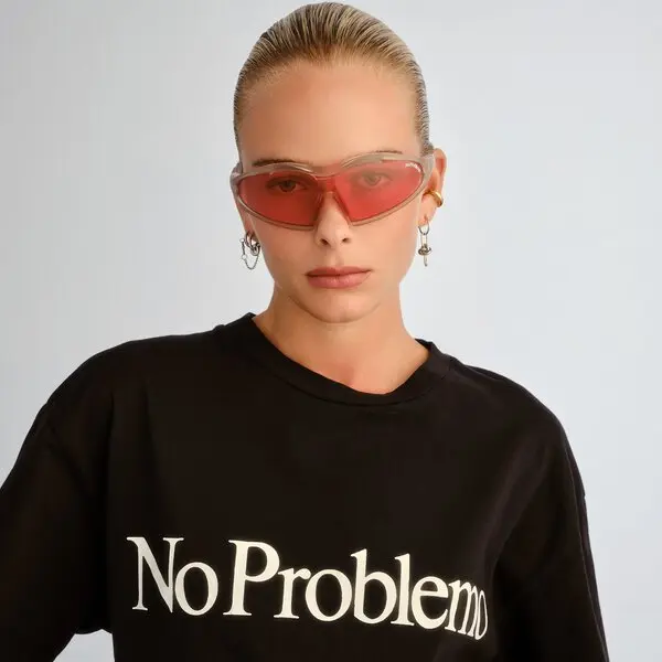 Le Specs Flux Wrap-around Shield Sunglasses