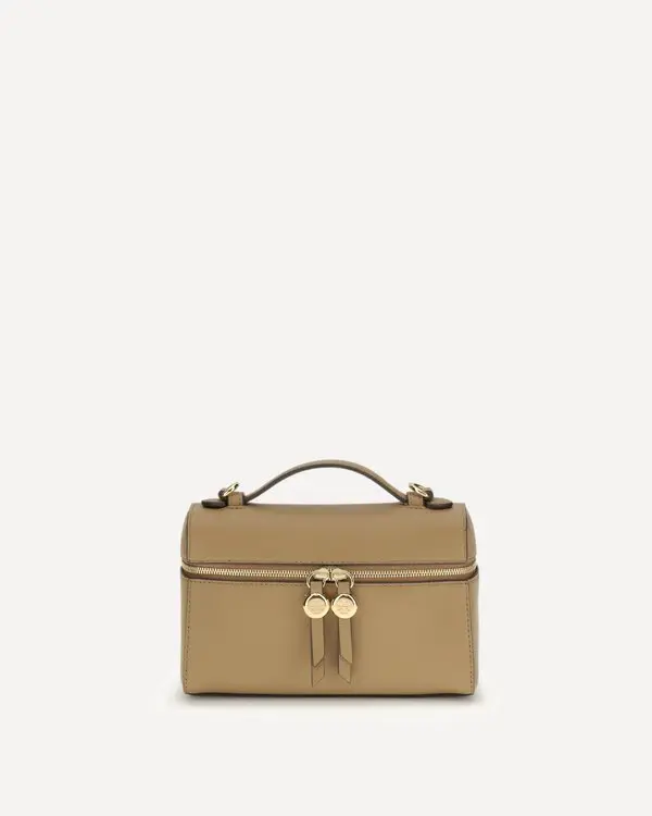 Tory Burch Romy Slim Top Handle Bag - Beige