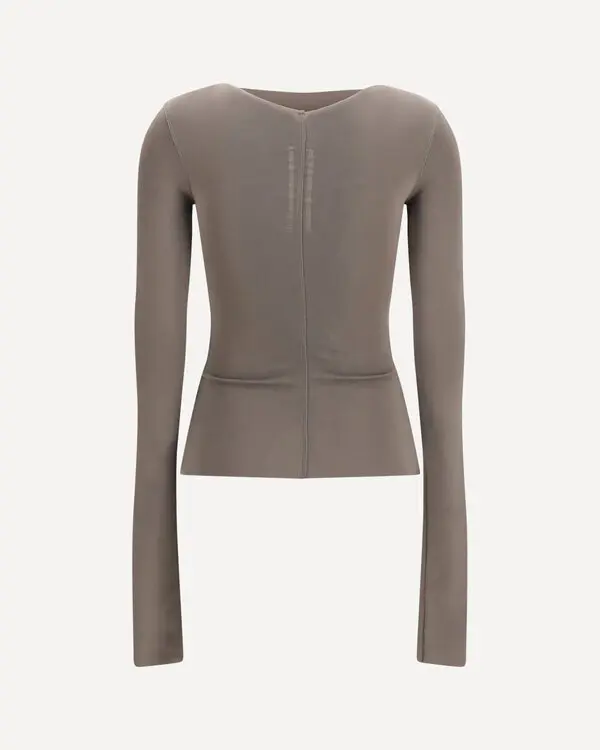 Rick Owens Temple Fitted Top - Grey