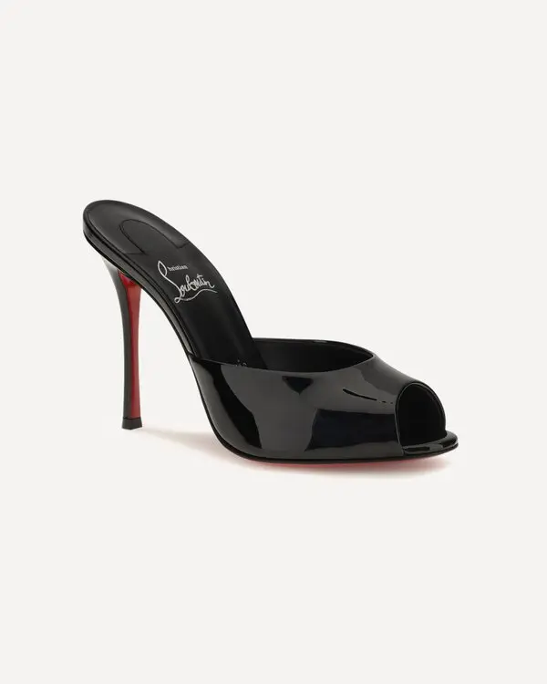 CHRISTIAN LOUBOUTIN Patent Leather Stiletto Sandals