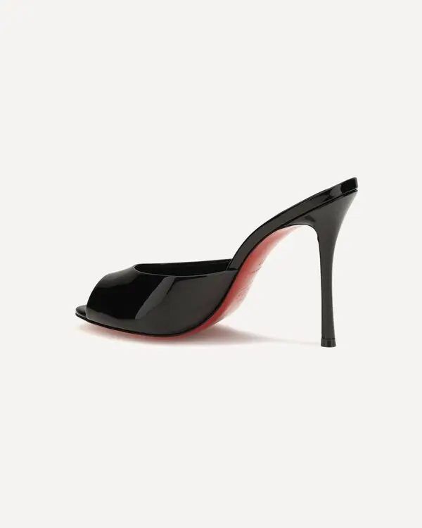 CHRISTIAN LOUBOUTIN Patent Leather Stiletto Sandals