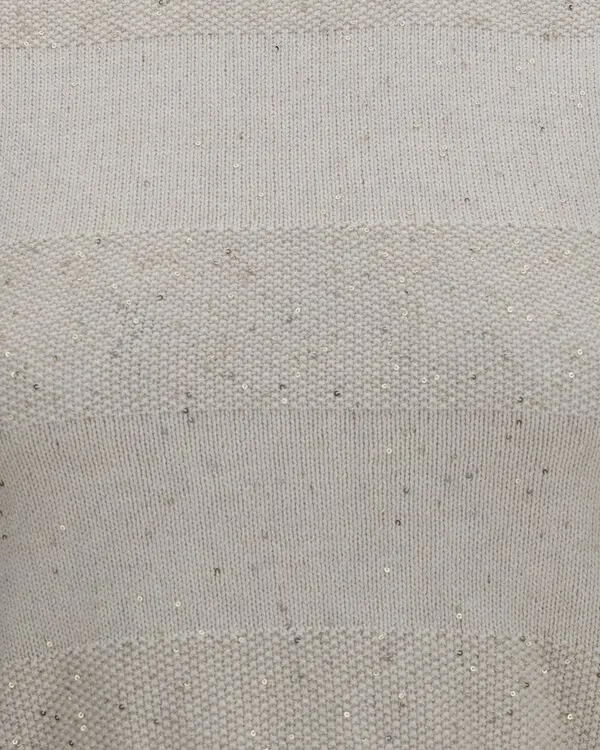 Brunello Cucinelli Knit And Sequined Vest