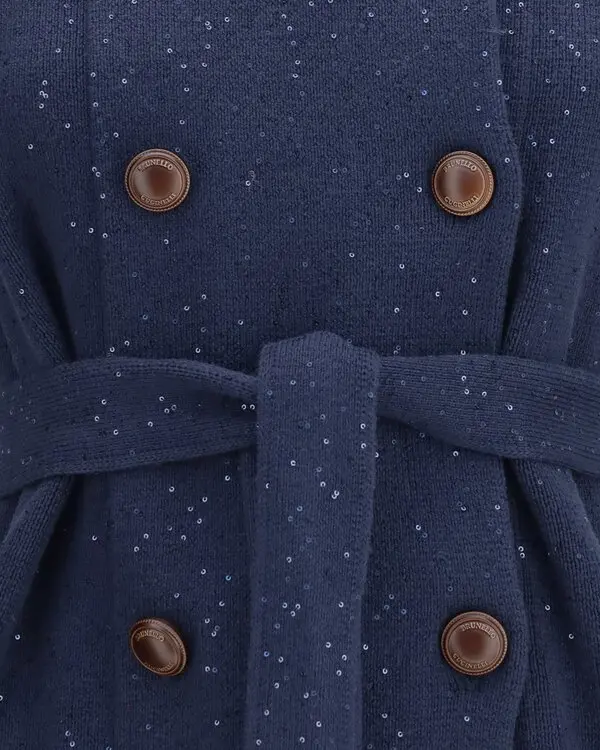 Brunello Cucinelli Double-breasted Sequined Vest