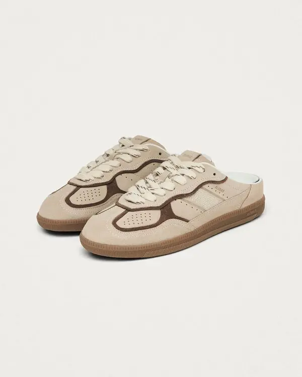 ALOHAS Tb.490 Mule Leather Sneakers - Cream