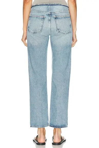 AGOLDE Fray Slim Crop Jeans