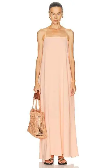 LESET Ari Maxi Dress - Peche