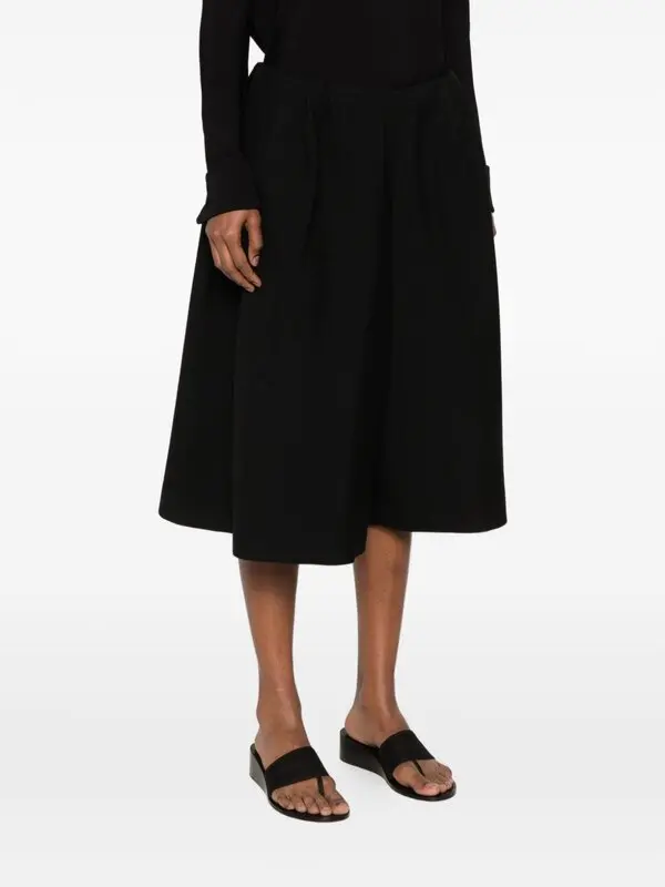 THE ROW Fauna Wool Bermuda Shorts