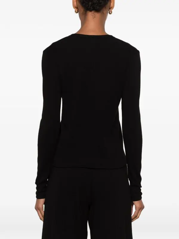 THE ROW V-neck Button-front Cardigan