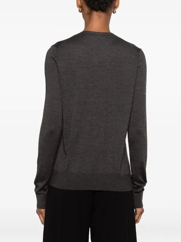 THE ROW Ondre Cashmere Crewneck Sweater - Grey