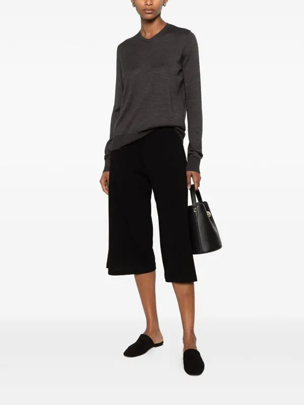 THE ROW Ondre Cashmere Crewneck Sweater - Grey