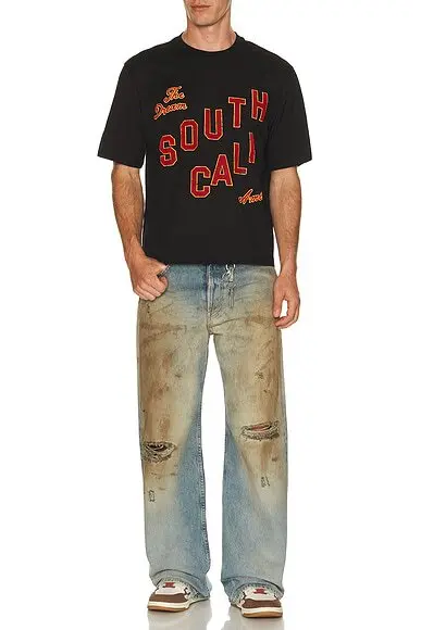 Amiri South Cali Flock Crop Tee