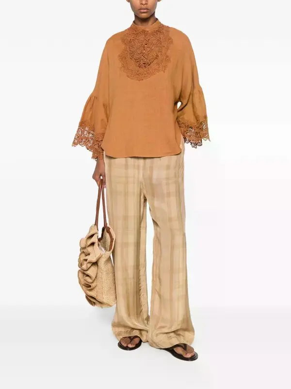 Ermanno Scervino Guipure Lace Blouse