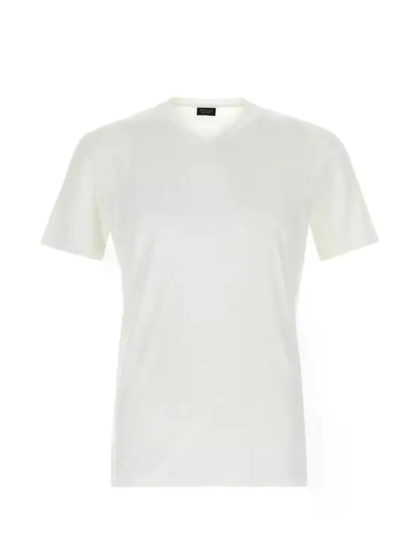 Gucci V-neck T-shirt - White