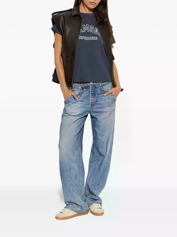 SAMSOE SAMSOE Sacamino Logo Print T-shirt