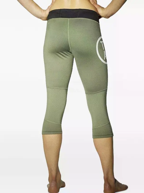 REEBOK Logo-print Cropped Leggings