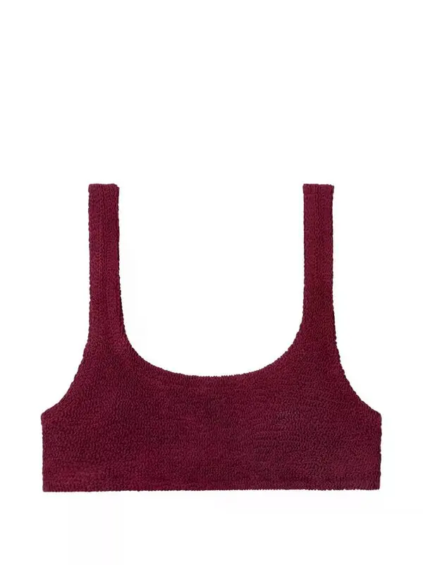 MC2 SAINT BARTH Crinkled Bikini Top