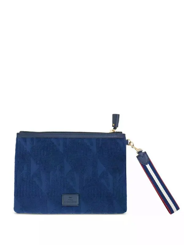 ANYA HINDMARCH Logo-embossed Terry Pouch
