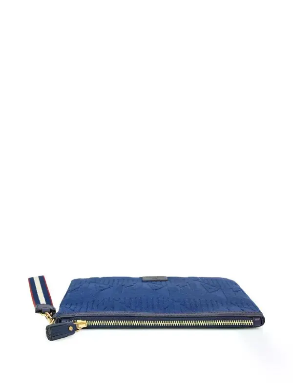 ANYA HINDMARCH Logo-embossed Terry Pouch