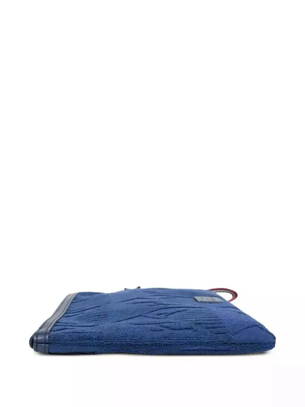 ANYA HINDMARCH Logo-embossed Terry Pouch