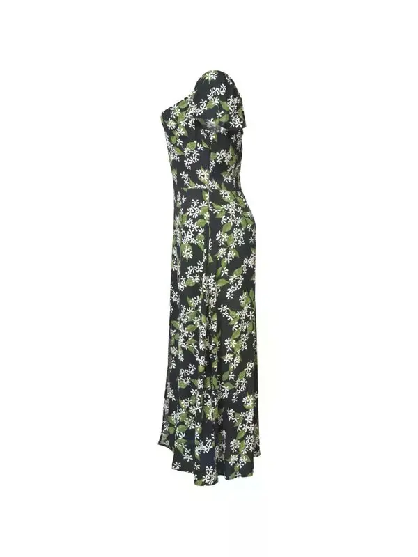 REFORMATION Floral Print V-neck Dress