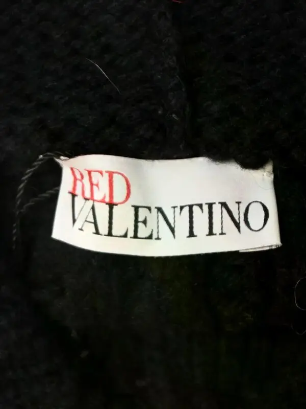Red Valentino Embroidered Fringed Cardigan