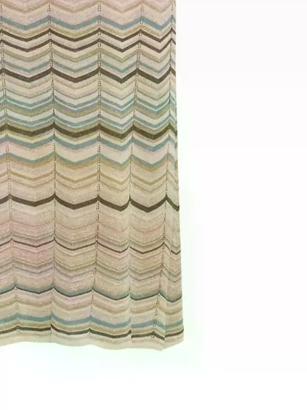 NENETTE Texas Chevron-knit Maxi Dress
