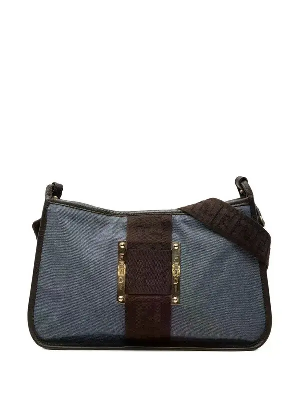 Fendi Denim Pochette Crossbody Bag