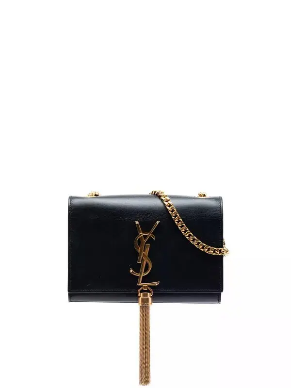 Saint Laurent Small Monogram Kate Tassel Crossbody Bag - Black