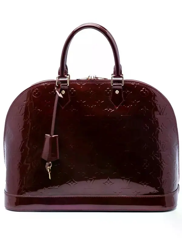 LOUIS VUITTON Monogram Vernis Alma Gm Handbag