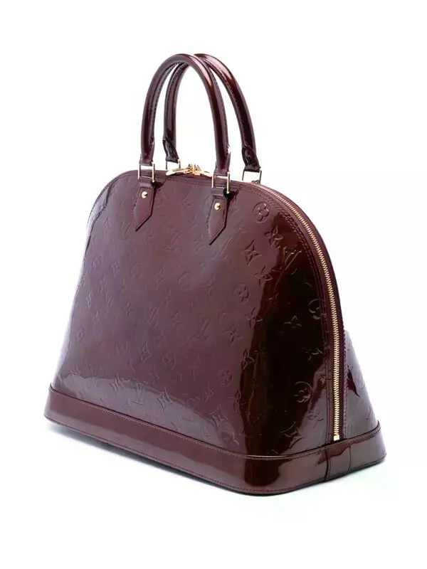 LOUIS VUITTON Monogram Vernis Alma Gm Handbag