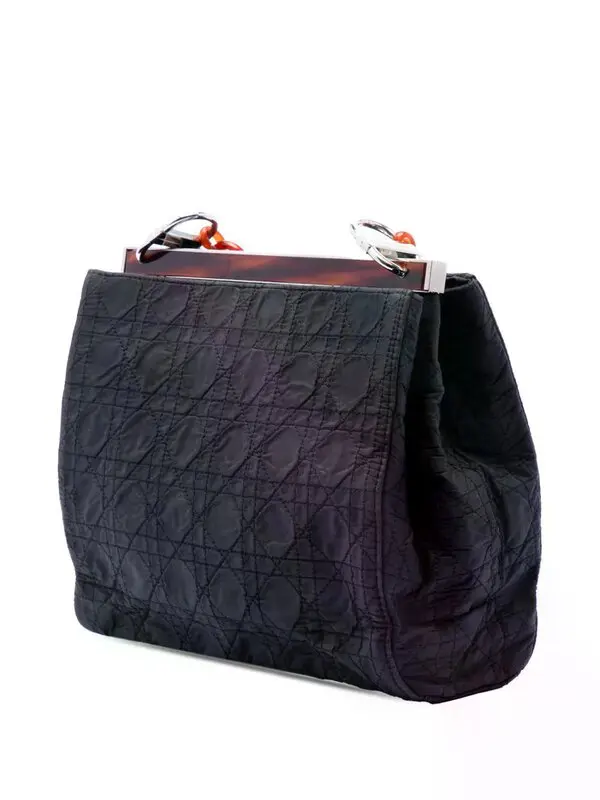 Dior 1997 Nylon Cannage Shoulder Bag