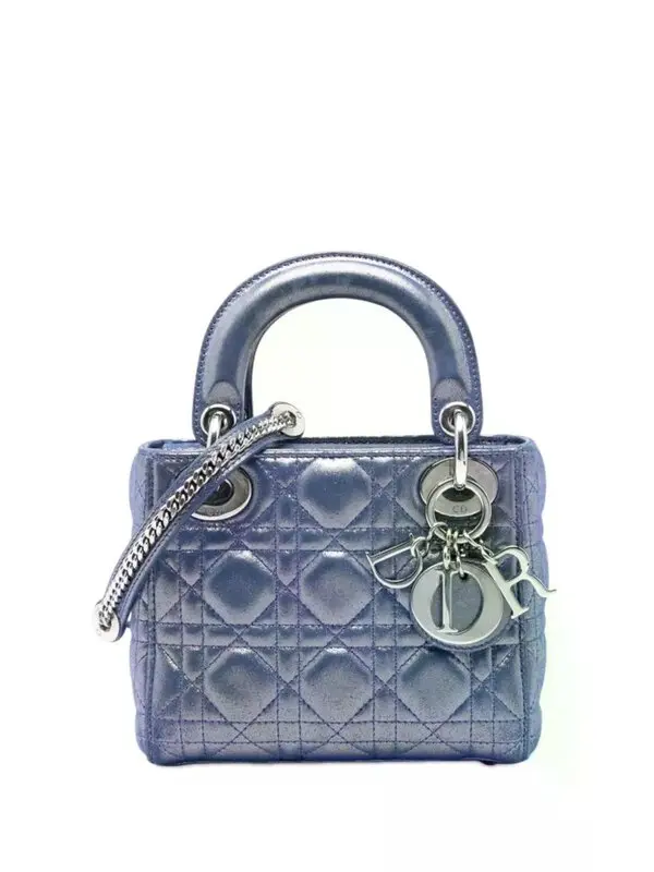 Dior Mini Lady Satchel - Blue