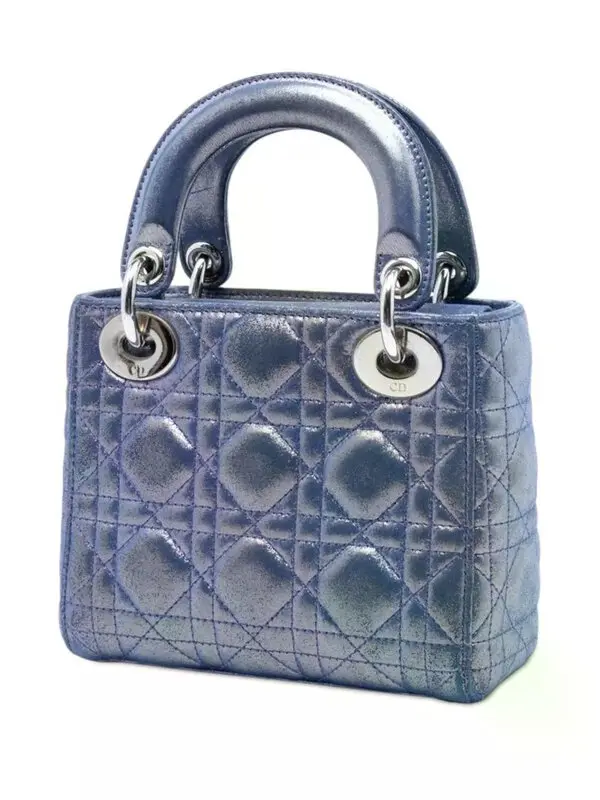 Dior Mini Lady Satchel - Blue