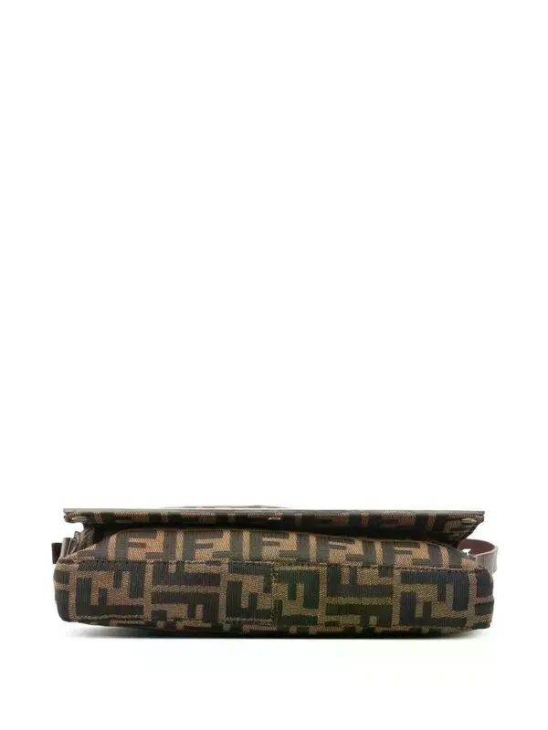 Fendi Zucca Canvas Pochette Shoulder Bag