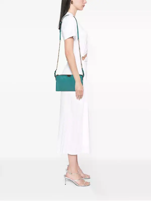 Burberry Peyton Embossed Leather Crossbody Bag