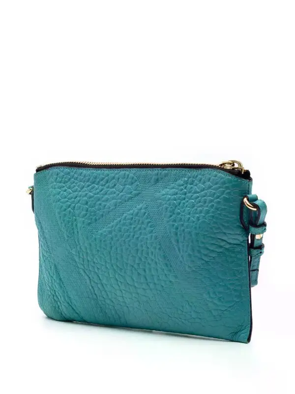 Burberry Peyton Embossed Leather Crossbody Bag