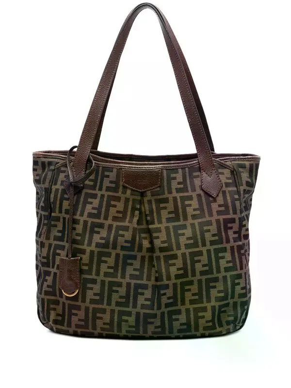 Fendi Zucca Canvas Grande Shopping Tote Bag - Brown