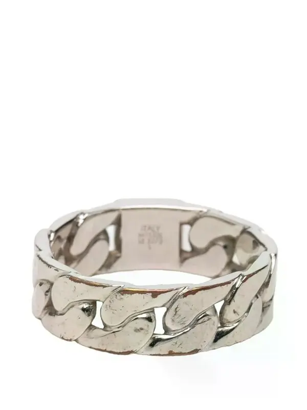 LOUIS VUITTON Brass Mosaic Chain Ring
