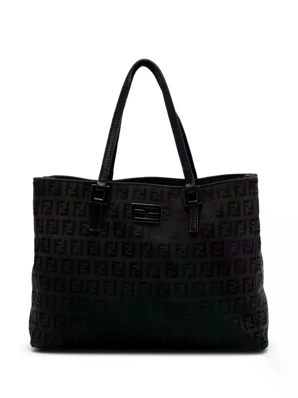 Fendi Zucchino Canvas Tote Bag
