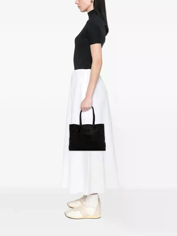 Fendi Zucchino Canvas Tote Bag