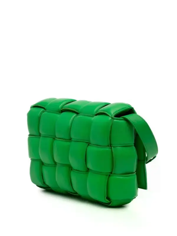 Bottega Veneta Nappa Intrecciato Padded Cassette Crossbody Bag - Green
